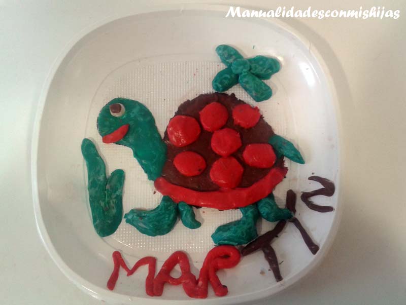 Manualidades con mis hijas: Cuadros de plastilina para decorar la ...