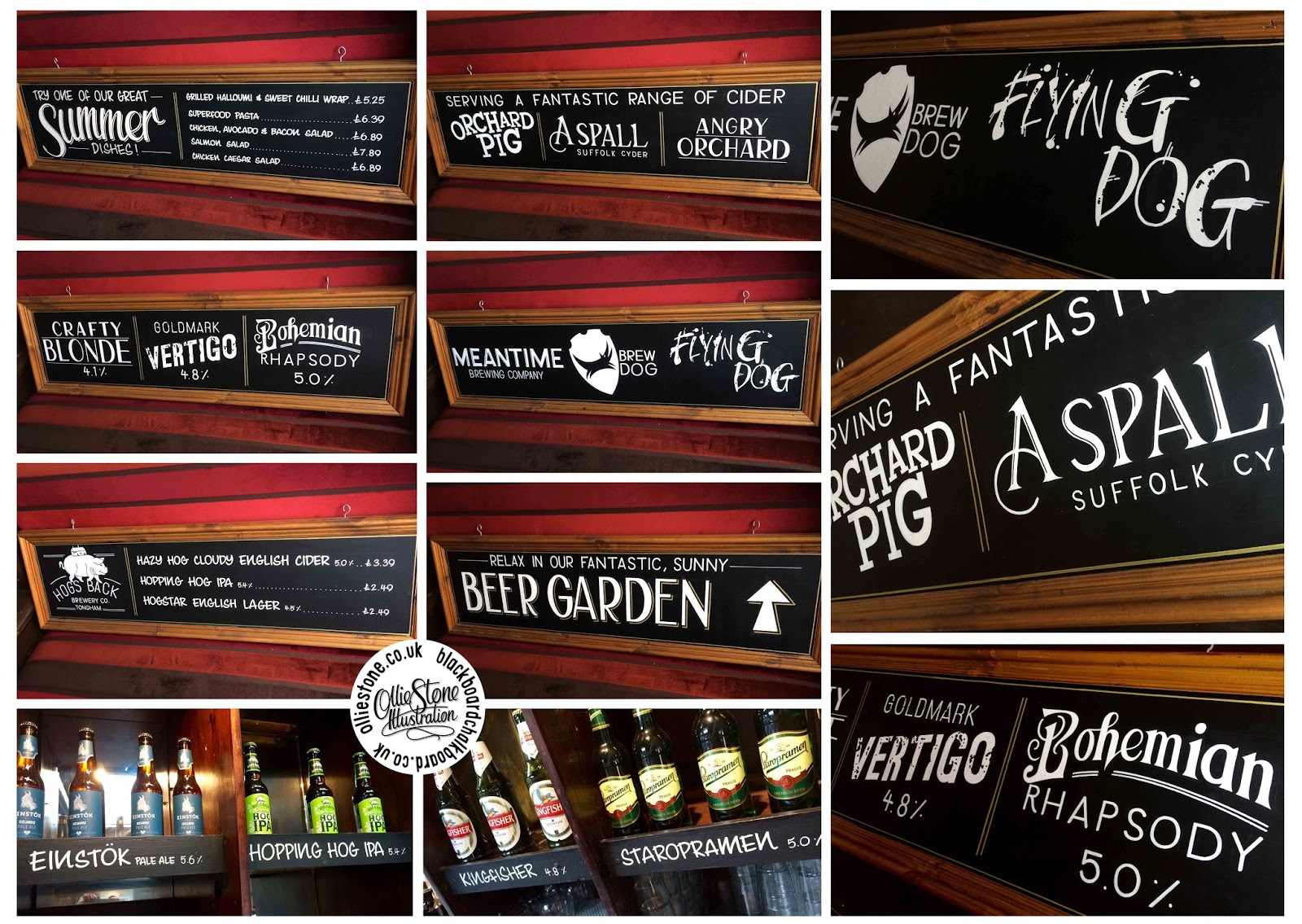 Pub Blackboards by Ollie Stone: Hand-crafted pub and restaurant signs ...