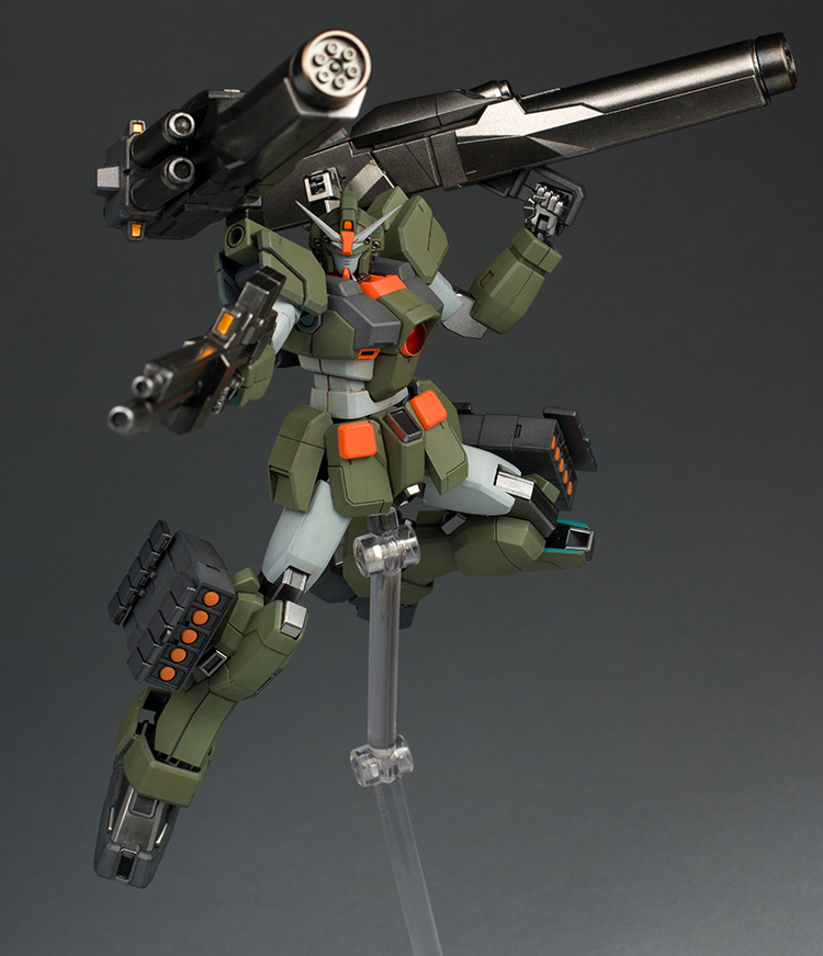 Painted build: HGBF 1/144 Gundam Leopard da Vinci "Ground Combat Type ...
