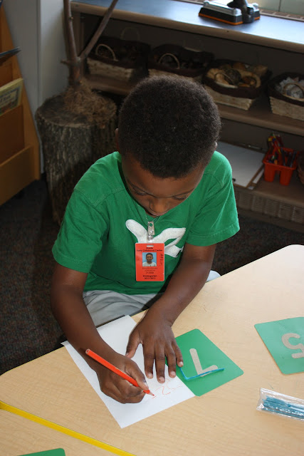 Mrs. Atkin's Kindergarten: Exploration and Literacy Work Stations-1