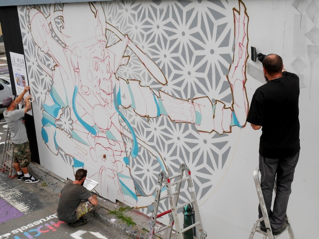 PSOMAN X BOZAR BRUSSELS Art on Train