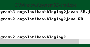 Belajar StringBuffer dalam Java