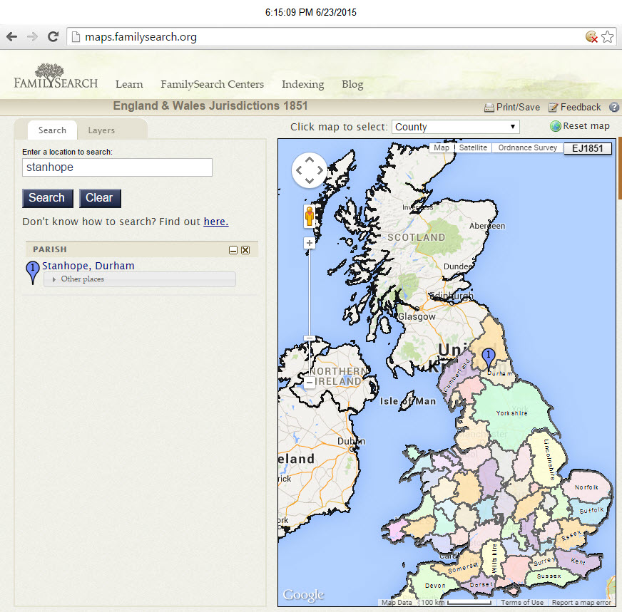 The Milburn Connection Reborn: England's parish maps
