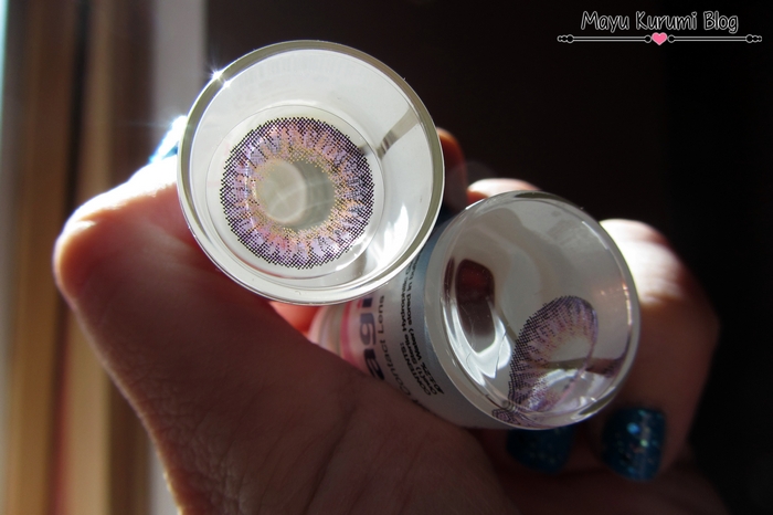 ~Circle Lenses~ Geo Tri Color Violet - Mayu Kurumi Blog
