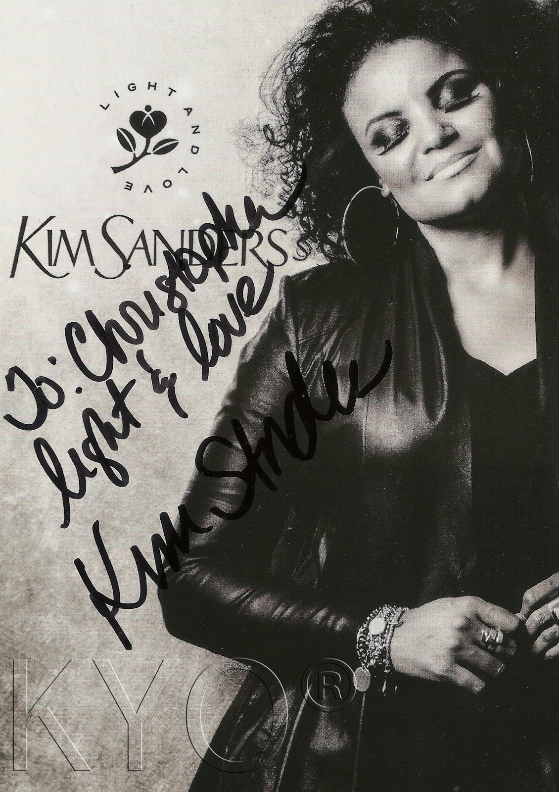 Chris Autographs: Kim Sanders