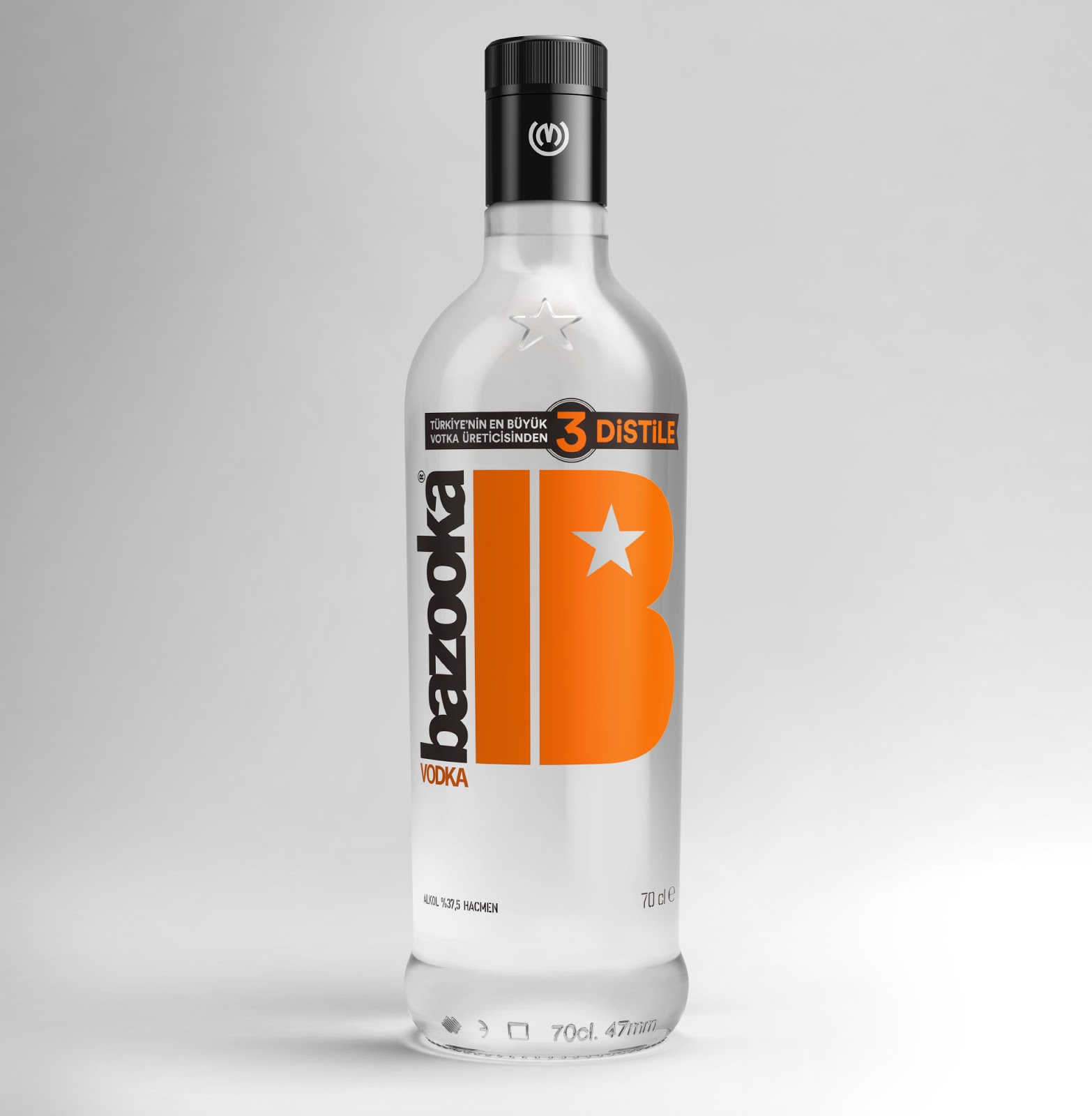 Ahmet Arif Eken: Bazooka Vodka Şişe İllustrasyonu