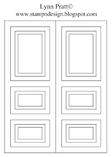 Stamp-n-Design: Rectangle Door Card