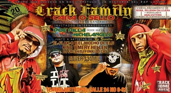 EVENTO NACIONAL: 20 DE MAYO - CRACK FAMILY PRESENTA CARA O SELLO EN ...