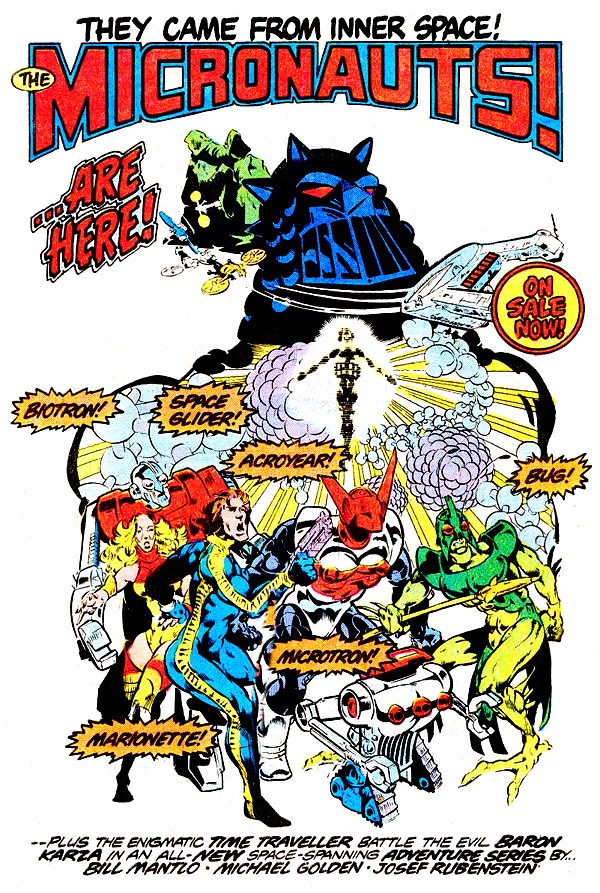 Marvel Comics of the 1980s: 1979 - Looking back at Micronauts #1