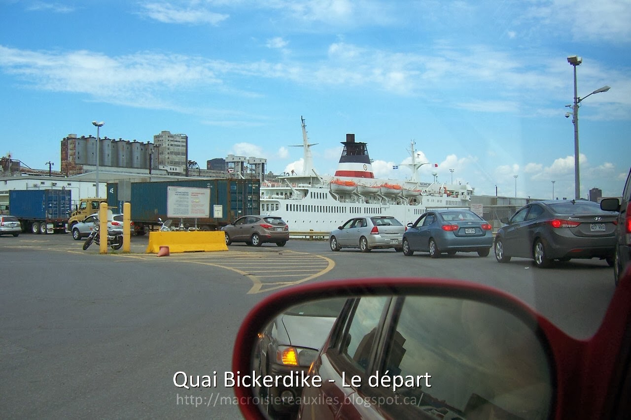 MA CROISIÈRE AUX ILES DE LA MADELEINE: Quai Bickerdike - Le départ