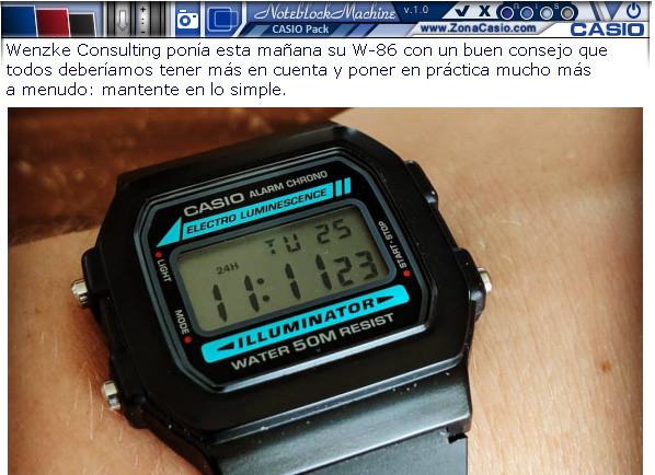Zona Casio: El minimalismo, la sencillez, y un Casio Collection