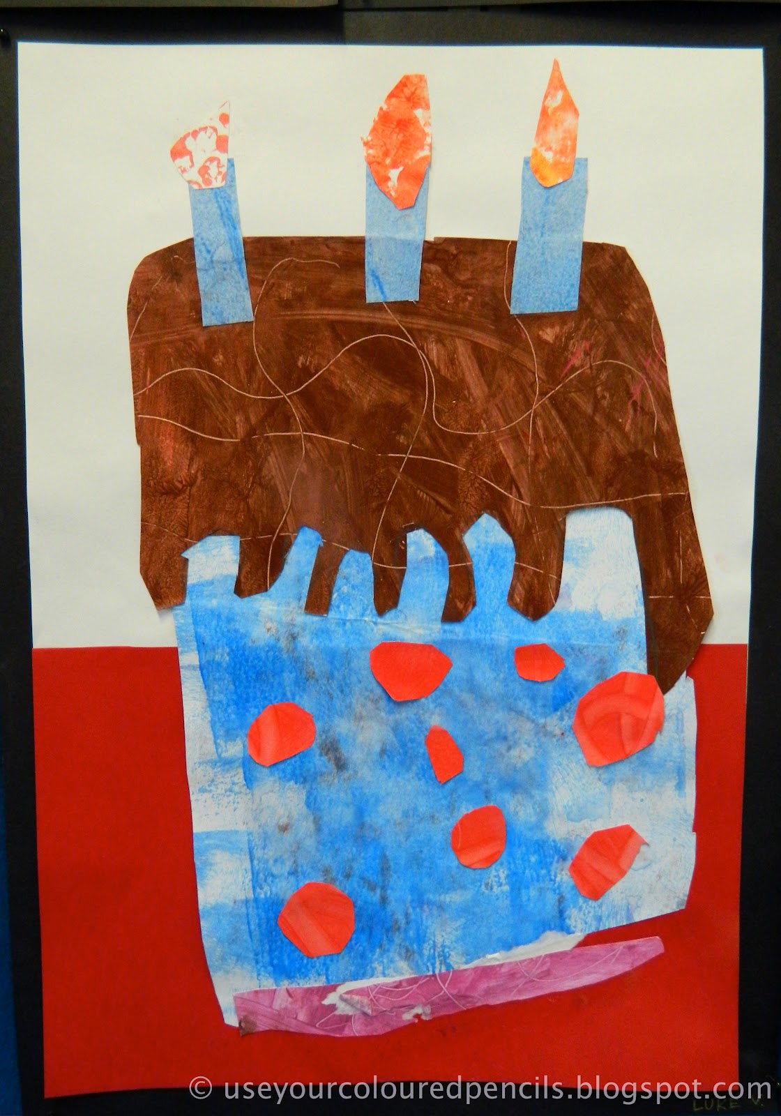 Use Your Coloured Pencils: Eric Carle's Birthday Cake