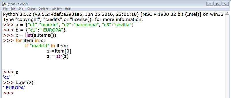 APRENDER A PROGRAMAR CON PYTHON: DICCIONARIOS Y SUS MÉTODOS