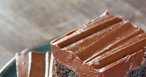 Fudge Iced Brownies - The Most Delecious Recipes