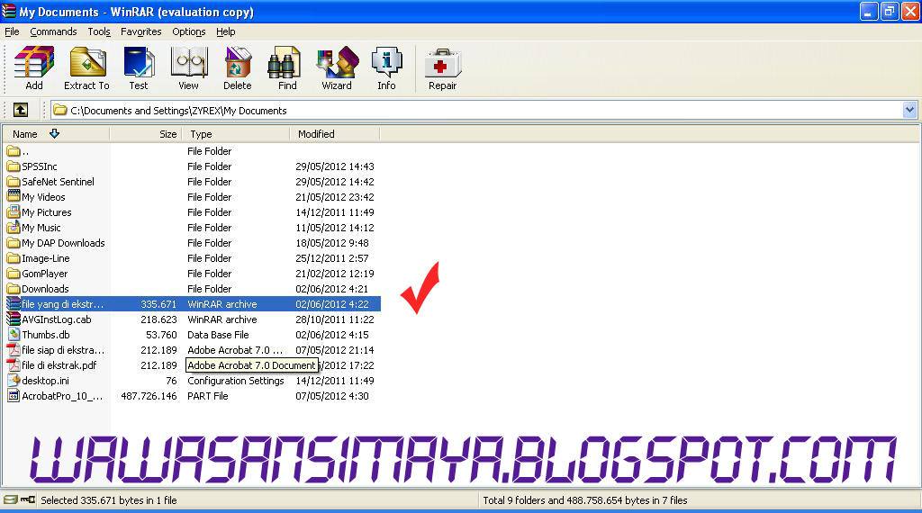 Kenali si maya: Cara Mengubah File atau Folder ke dalam bentuk Rar/Zip
