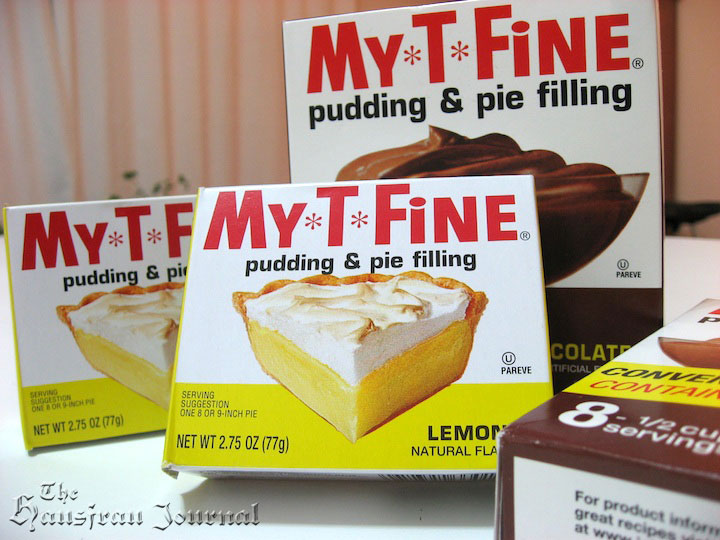 The Hausfrau Journal: Pudding Packaging Pleasure
