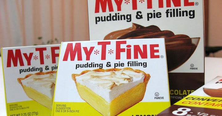 The Hausfrau Journal: Pudding Packaging Pleasure