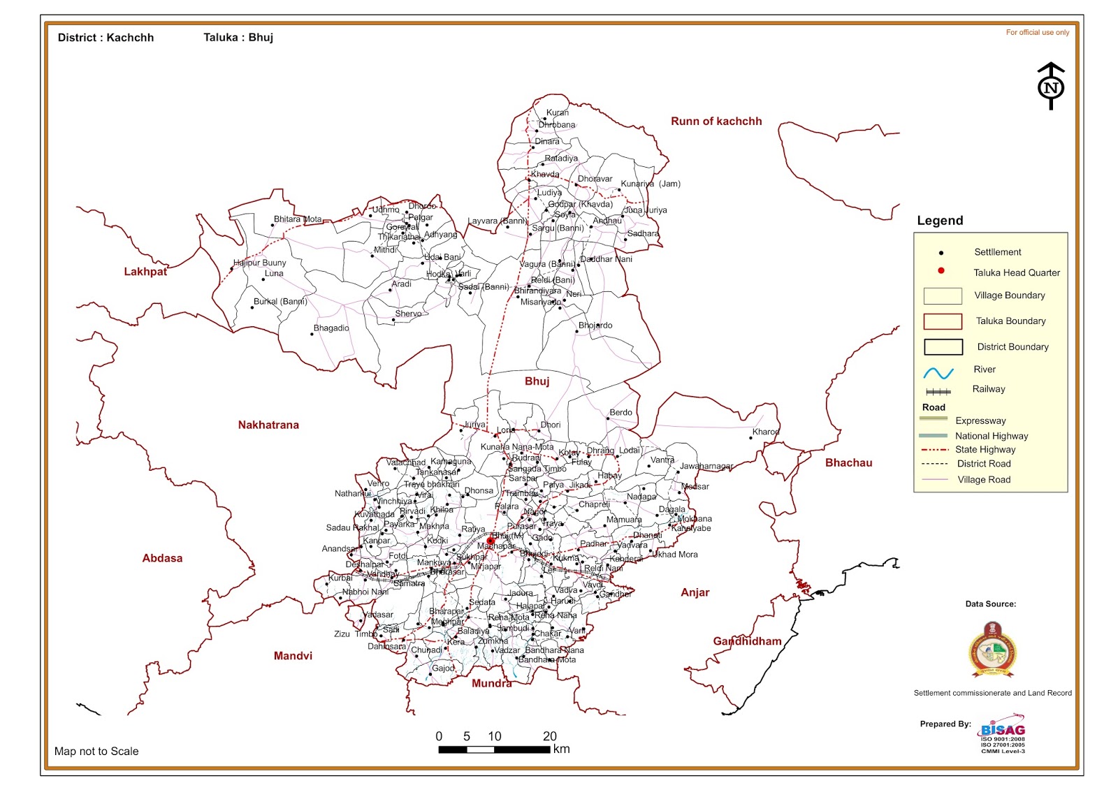 Arya Education: kachchh Taluka map