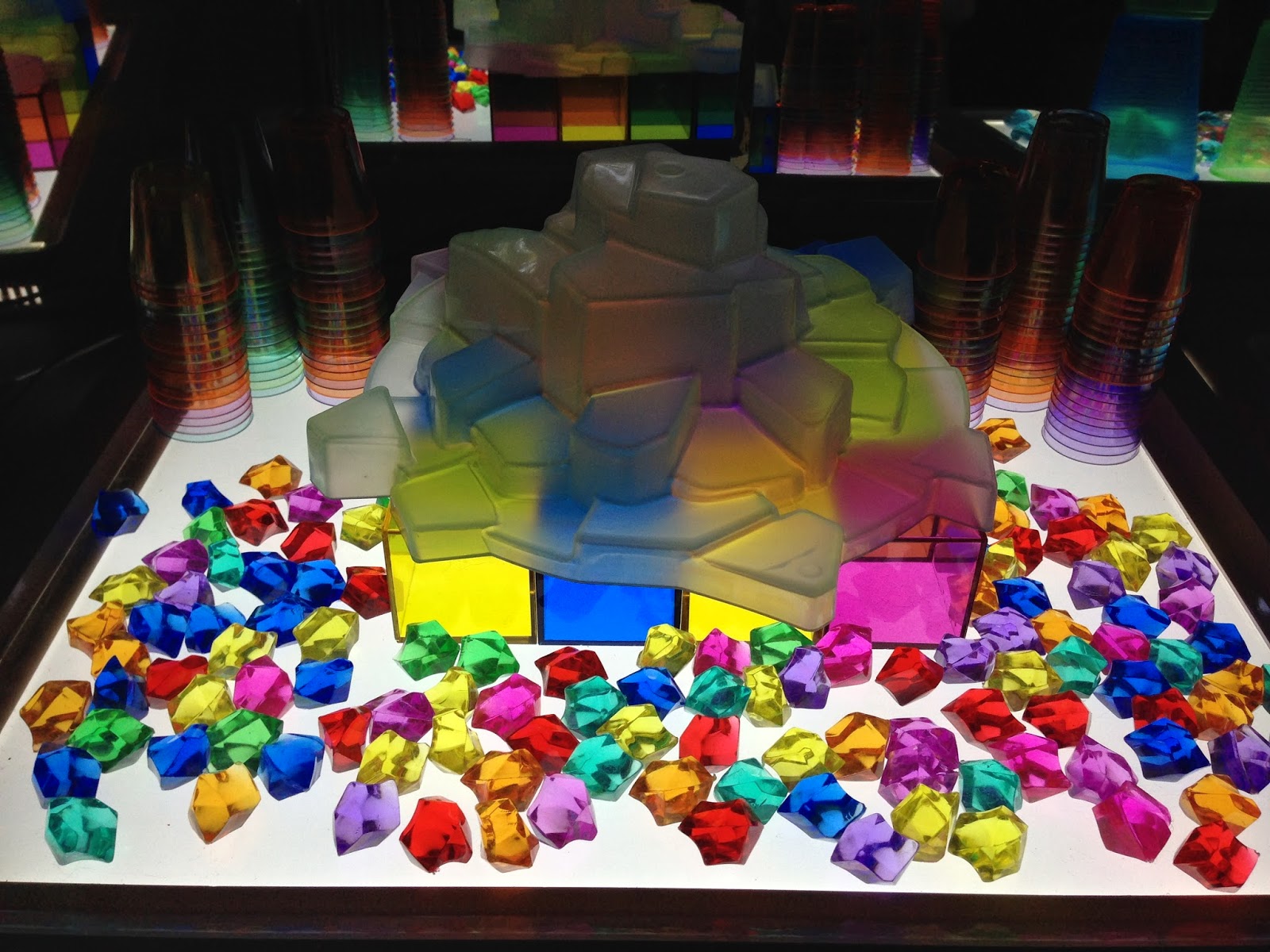 More Light Table Play | Homeschool and Light Tables