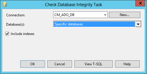 World of Whatever: Biml - Check Database Integrity Task