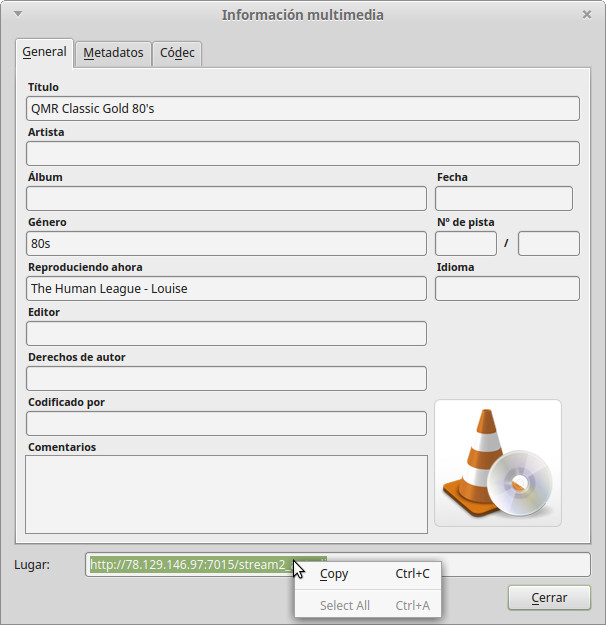 GNU/Linux, Internet, WordPress, Programas : Escuchar radio con VLC