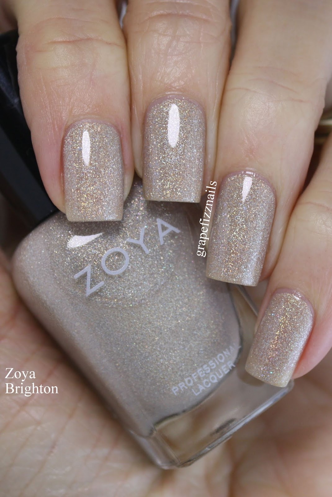 Grape Fizz Nails: Zoya Winter Holos