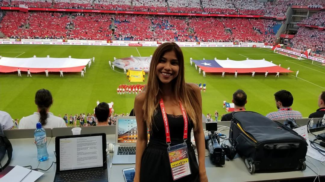World Cup 2018: Female Reporter, Julieth Gonzalez Theran Kissed and ...