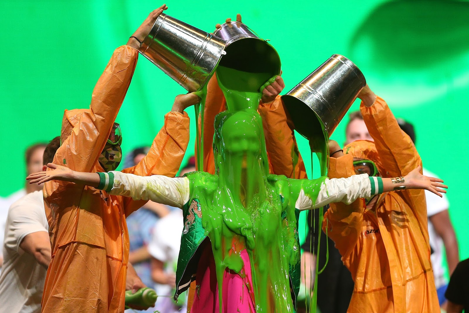 NickALive!: Delta Goodrem Unleashes The Slime At Nickelodeon Australia ...
