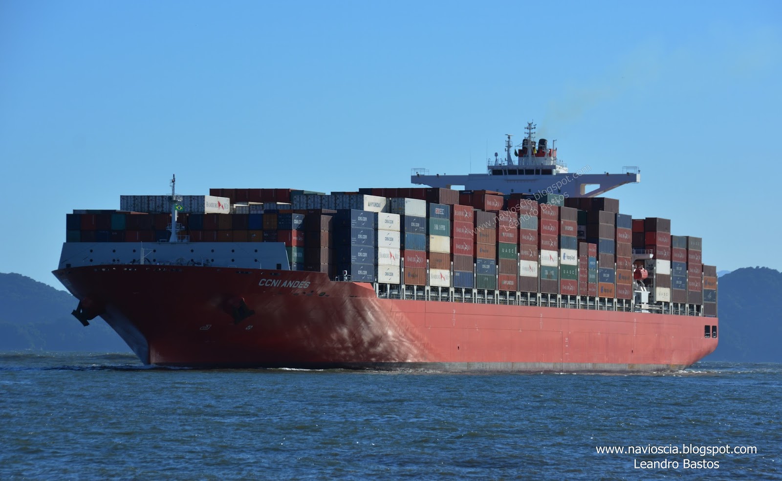 Navios de Santos & CIA: Navio CCNI ANDES