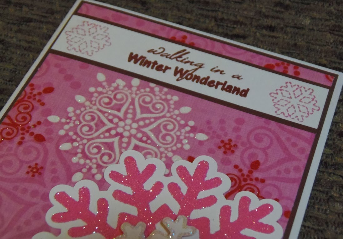 Craft with Bee: 25 Days of Christmas - Pink Winter Wonderland
