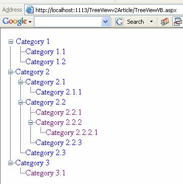 Evernote Test: Display Hierarchical Data with TreeView in ASP.NET 2.0 ...