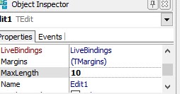 Membatasi Huruf Pada Tedit Delphi - Tps