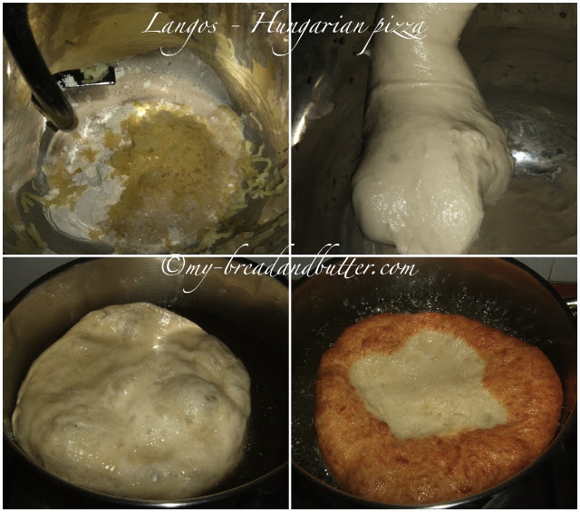 Bread and Butter....: Langos with nutella! Hungarian pizza!