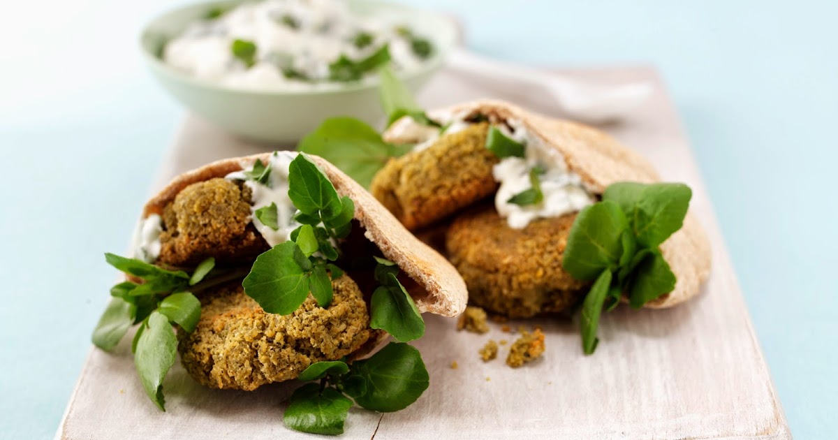 Falafel in Pitta Pockets