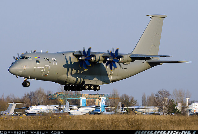 AIRPLANE SCALE MODELKIT: ANTONOV An-70