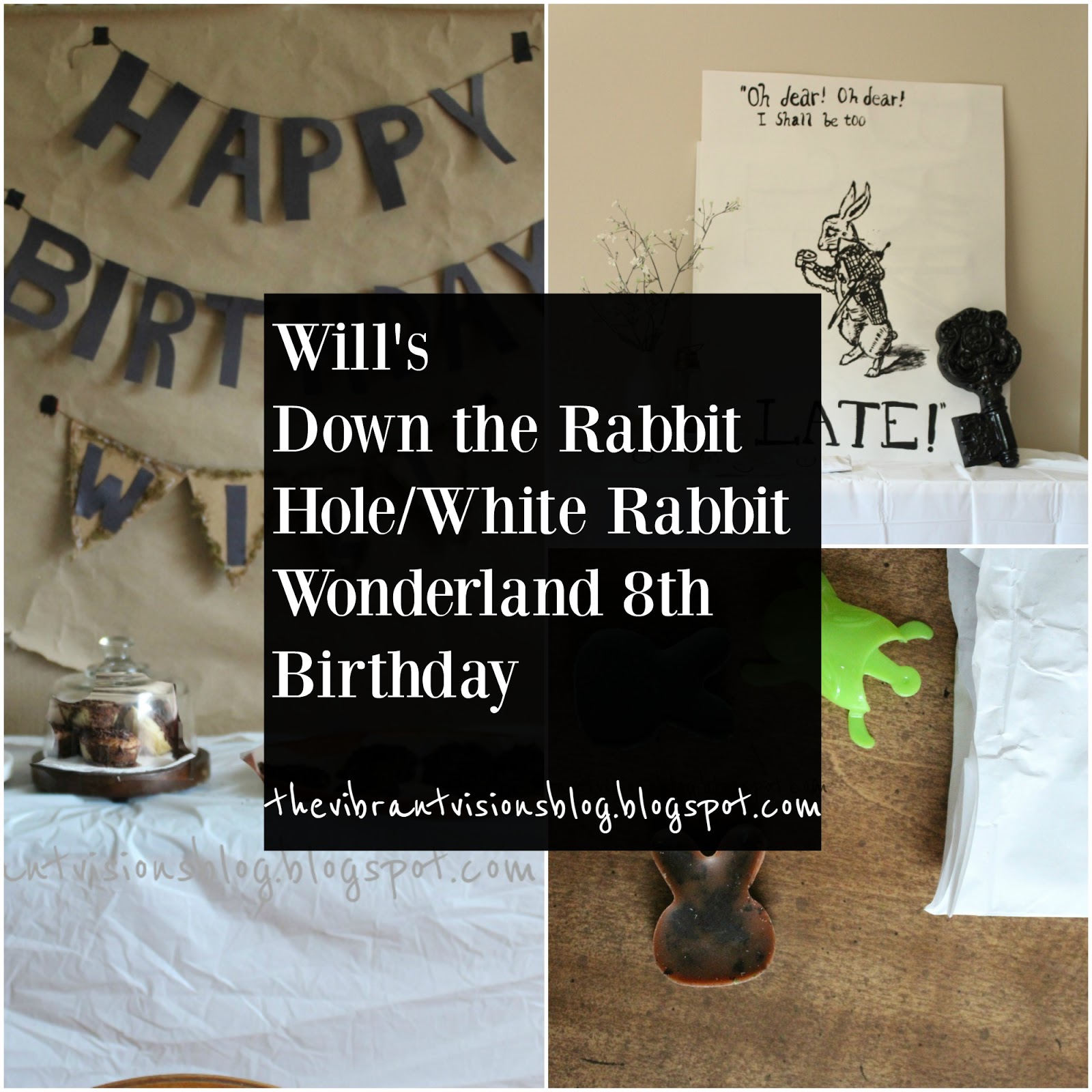 the Vibrant Visions blog: Will's Down the Rabbit Hole White Rabbit 8th ...