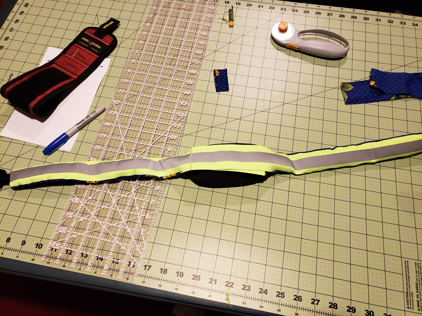 Ben's Journal: Reflective Body Armor. For my running fanny pack.