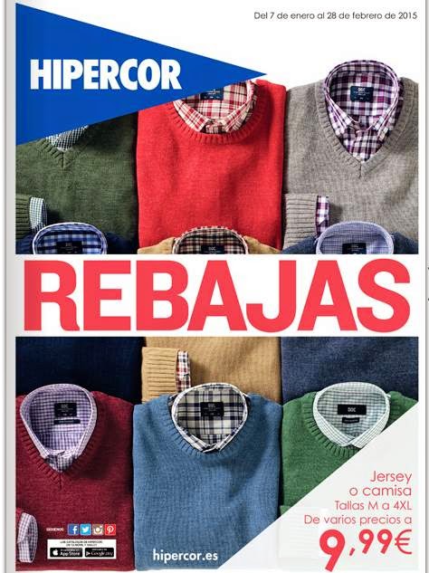 Hipercor: Rebajas de Ropa Enero-Febrero 2015