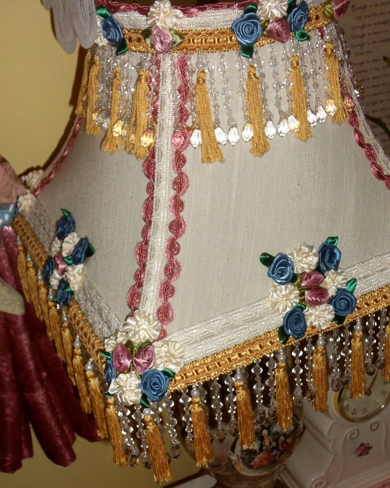 DEBBIE-DABBLE BLOG: Lamps and Shades in My New "Sitting Room"