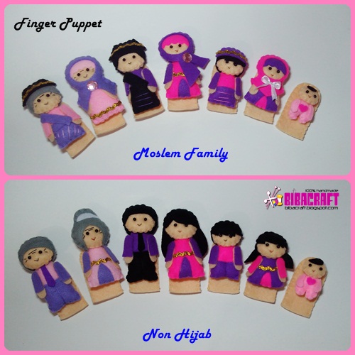 Biba Craft Collection: Finger Puppets/Boneka Jari