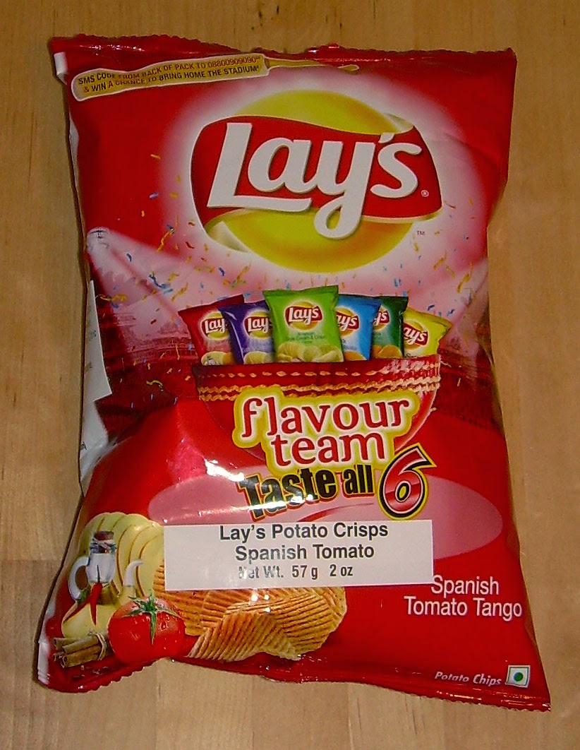 Japanese Snack Reviews: Lays Spanish Tomato Tango Potato Crisps