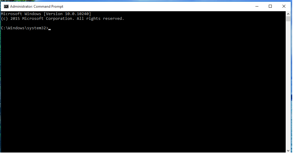 command prompt