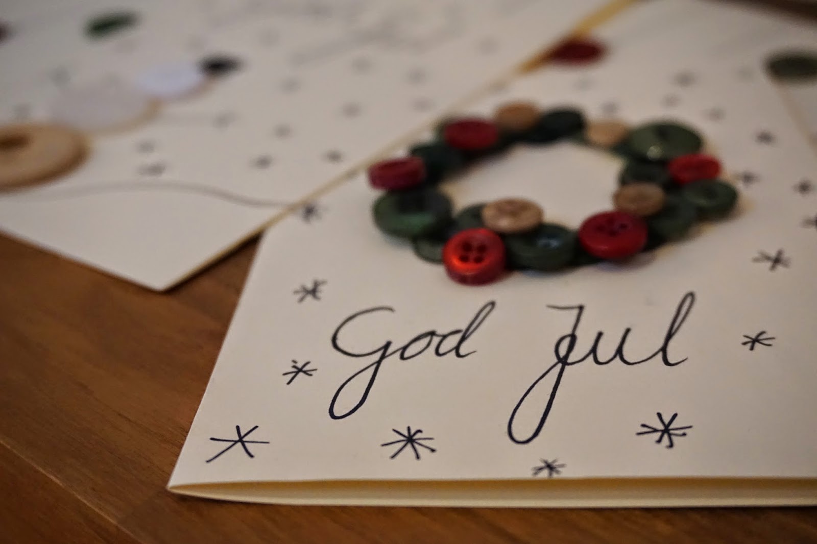 DIY julekort - smågodt