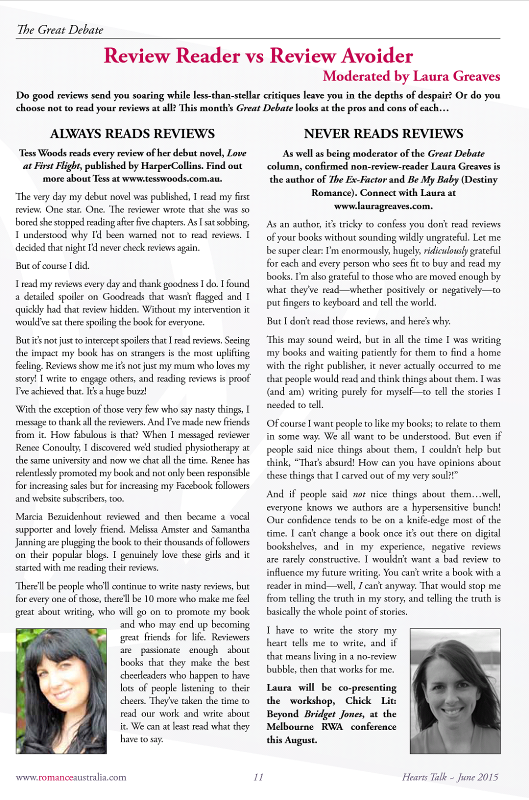 Authors, do you read your reviews?