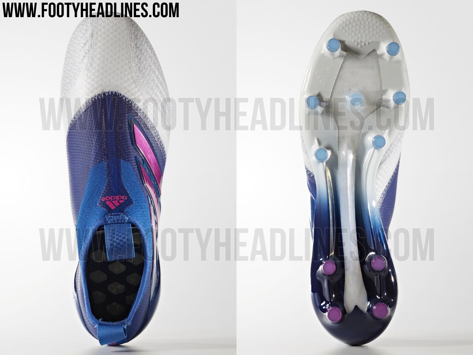 Blue / White / Pink Adidas Ace 17+ PureControl 2017 Boots Leaked ...