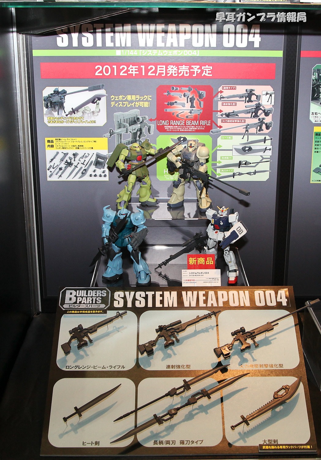GUNDAM GUY: Bandai: Builders Parts 1/144 System Weapon 004 - On Display ...