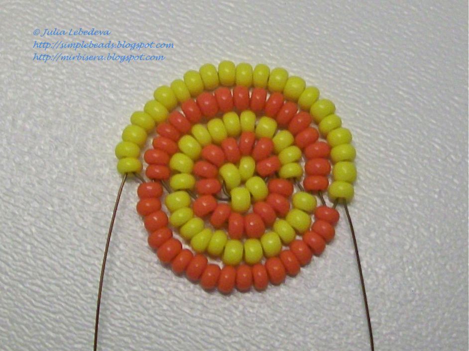 Beading for the very beginners: Beaded table