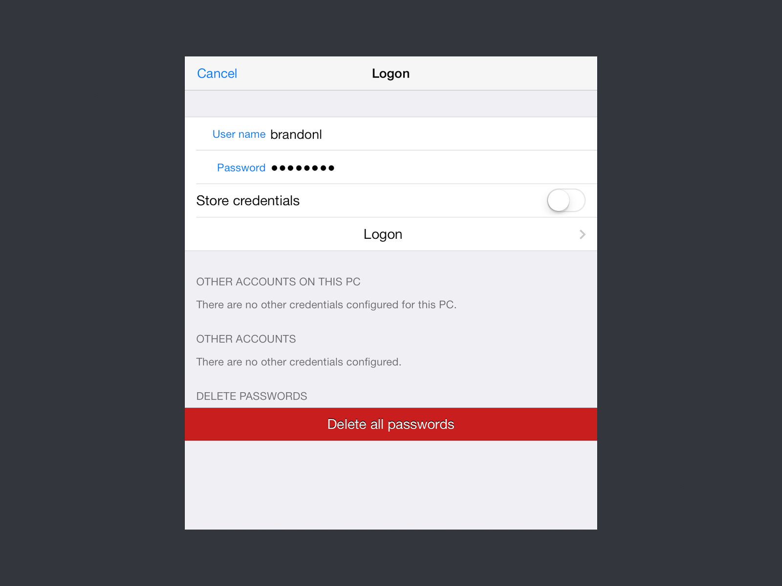 My Tech Sharing: Remote Desktop Client for Apple's iOS - First Look