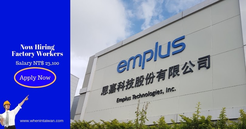 Emplus Technologies Inc. is now looking for Factory Operators bound to ...