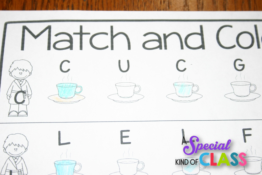 A special kind of class: Polar Express alphabet